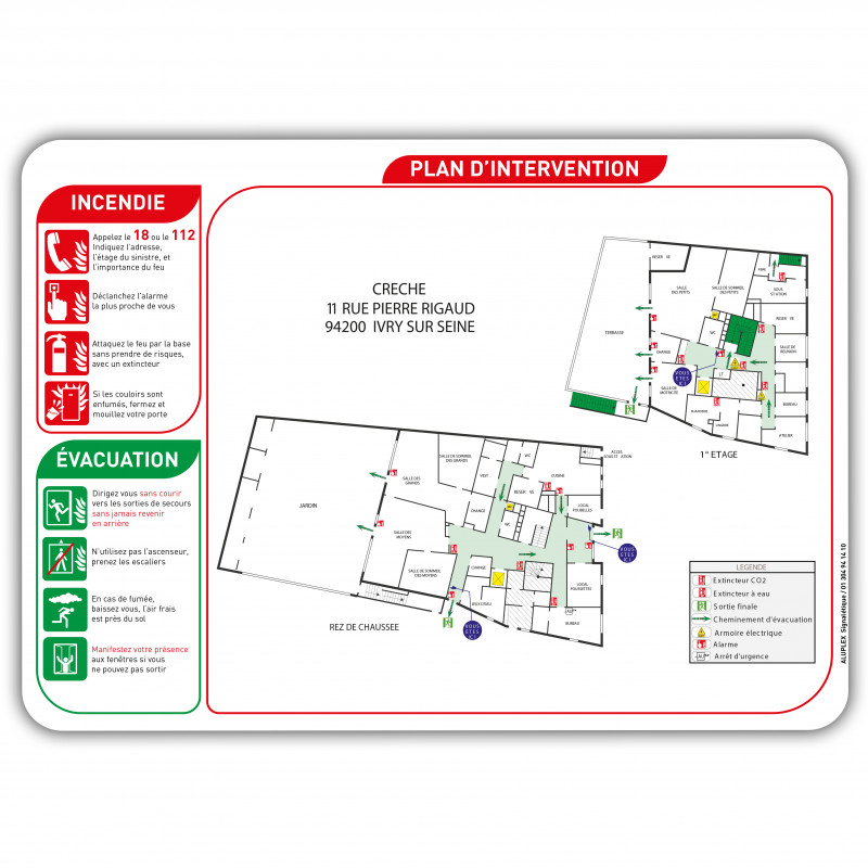 Archives des Plans de sécurité - Aluplex Signalétique