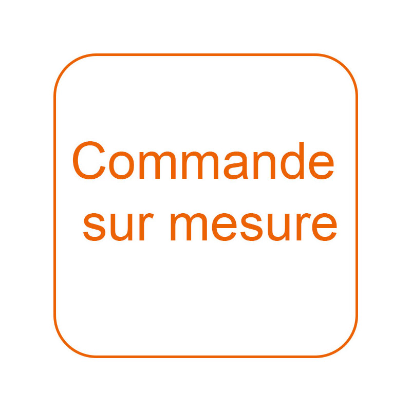 Commande sur mesure 123€ TTC
