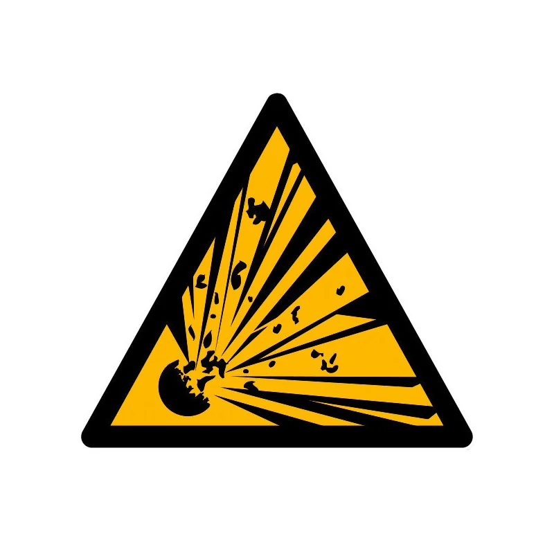 Pictogramme danger Produit explosif iso 7010 pictogramme