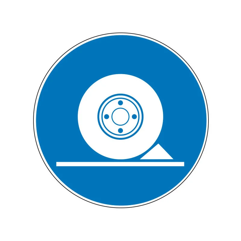 Pictogramme obligation Cale iso 7010 pictogramme