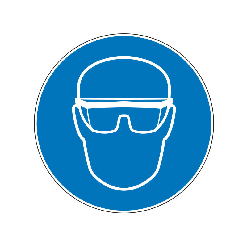 Pictogramme obligation Lunettes iso 7010 pictogramme