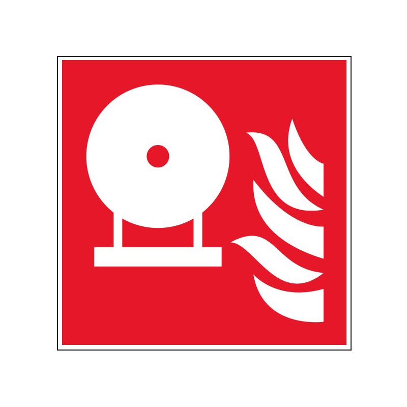 Pictogramme incendie Extincteur d'incendie fixe F013 iso 7010 pictogramme