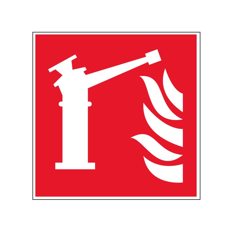 Pictogramme incendie Moniteur d'incendie F015 iso 7010 pictogramme