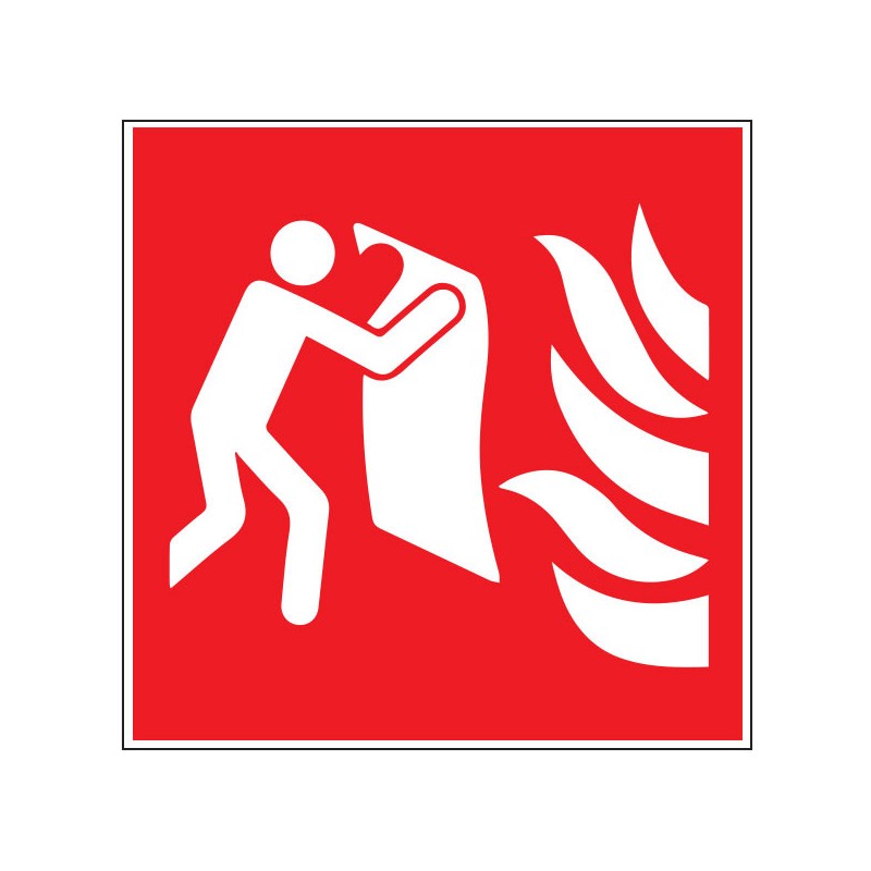 Pictogramme incendie Couverture anti-feu F016 iso 7010 pictogramme