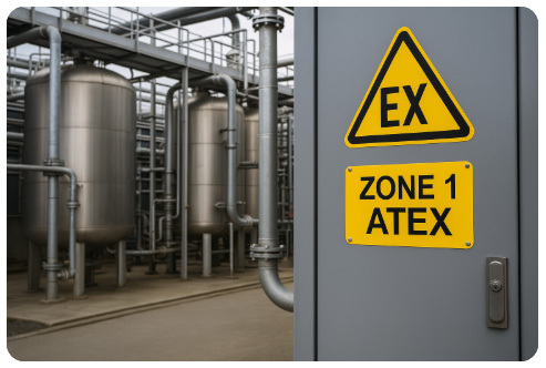 Signalétique ATEX : normes et bonnes pratiques en zone explosive