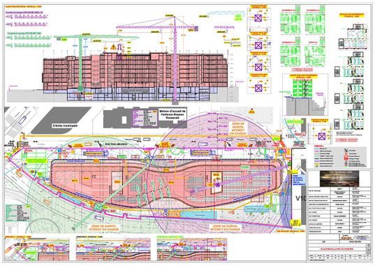 Le plan d'installation de chantier, conseils et mentions obligatoires.
